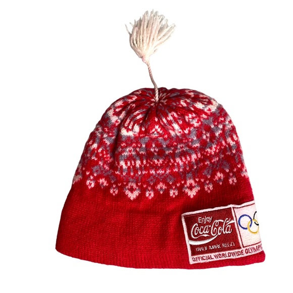 Murray Merkley | Accessories | Coca Cola Beanie Hat Olympic Vintage ...